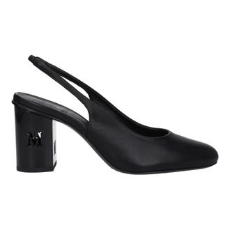 Max Mara Schwarze Leder-High-Heel-Pumps - - Shoes - Damen - Schwarzk - 39 EU
