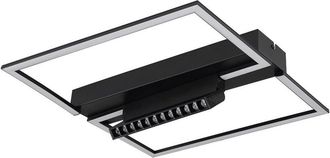 Globo Lighting Plafonnier lampe de salon led spot mobile fonction mémoire noir