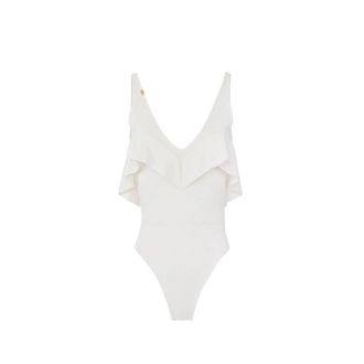 Elisabetta Franchi Body - - Tops - Damen - Wei&szlig; - S