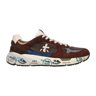 Premiata Homme, Chaussures, Brun, Taille: 43 EU Mase 25 Logo-Detail Baskets