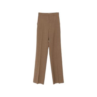 Max Mara Weite Hosen - - Trousers - Damen - Braun - XL
