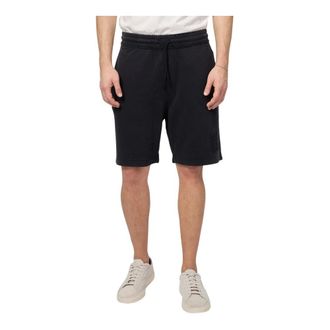 HUGO BOSS Homme, Shorts, Noir, Taille: XL Shorts Bermuda en Coton Noir Distrell