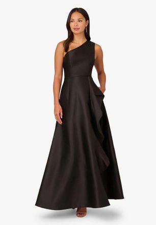 Adrianna Papell Abendkleid One Shoulder Mikado Gown Glamour&ouml;s, flie&szlig;end, elegantes Finish