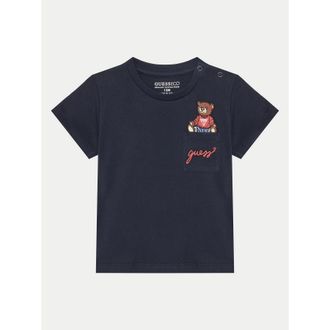 Guess T-Shirt I5RI03 I3Z14 Dunkelblau Regular Fit