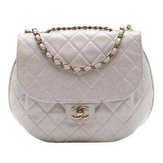 Chanel Sac bandouli&egrave;re matelass&eacute; Pre-owned - Femme - Pre-owned - Gris - Taille: ONE Size