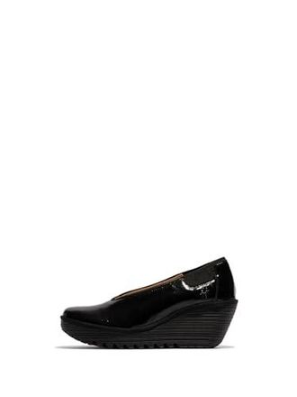 FLY London Femme YOZA438FLY Uniform Dress Shoe, Noir, 37 EU