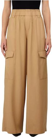 Liu Jo Femme, Pantalons, Beige, Taille: 34 FR Pant Tasconi H.w