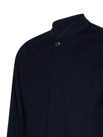 Ermenegildo Zegna Cashmere Bomber Jacket - Navy