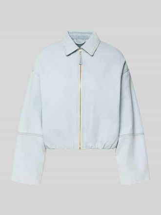 Jake*s Casual Jeansjacke mit Rei&szlig;verschluss