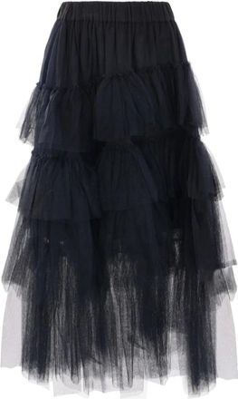 Simone Rocha Femme, Jupes, Noir, Taille: 34 FR Long Tutu Skirt
