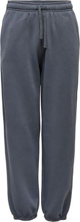 Only Pant Onlbest Cuff Pantalon SWT Noos, Bleu Gris, M Femmes