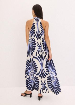 Bonprix Maxikleid f&uuml;r Fr&uuml;hjahr und Sommer, aus Viskose, l&auml;ssiger Schnitt