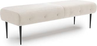 Cavadore Sitzbank Amba, Trendige Polsterbank 2,5-sitzig für Küche, Esszimmer oder Wohnküche / Küchenbank passend zum 2,5-Sitzer Amba / 139 x 52 x 54 / Hochwert