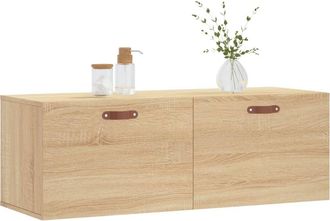 Generic Wandschrank, H&auml;ngeschrank mit viel Stauraum, Wandmontage Badschrank, Medizinschrank, Aufbewahrungsschrank f&uuml;r Wohnzimmer, Holzwerkstoff(Wei&szlig; (100 x 36