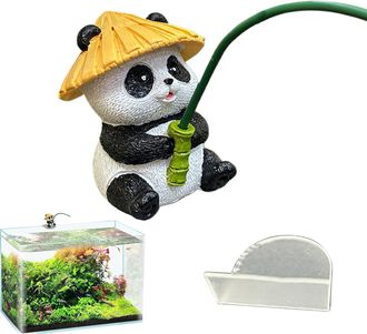 Generic Bilder Von Tieren - Harz Angeln Panda Tisch Dekoration,Outdoor-Statuen,F&uuml;r Hof Terrasse Rasen Im Freien Haus Aquarium Tank Teich