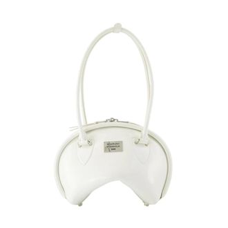 Acne Studios Femme, Sacs, Blanc, Taille: ONE Size Sac en Cuir Blanc avec Poign&eacute;es Sup&eacute;rieures