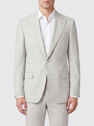Dolce & Gabbana Einreihiger Blazer aus Schurwolle mit steigendem Revers