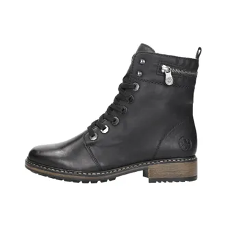Rieker Z6810 Schn&uuml;rstiefel - - Shoes - Damen - Schwarzk - 42 EU