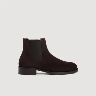 Sandro Chelsea Boots aus Spaltleder