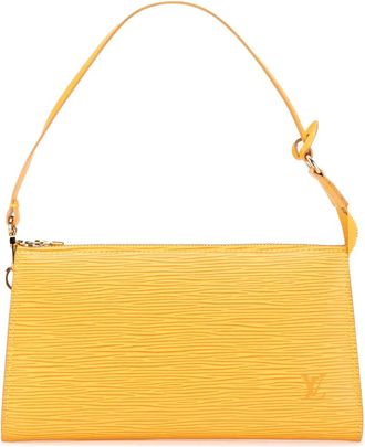 Louis Vuitton sac porté épaule Pochette Accessoires (1999) - Jaune