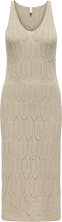 Only Damen Kleid ONLMEA LIFE SL MIDI DRESS KNT (DE/NL/SE/PL, Alphanumerisch, XS, Regular, Regular, feather gray)
