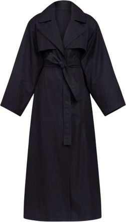 Alaia Femme, Manteaux, Bleu, Taille: 36 FR Tench Coat