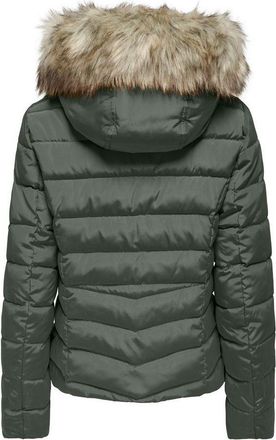 Only Steppjacke ONLELLAN QUILTED HOOD JACKET CC OTW Kunstfaser