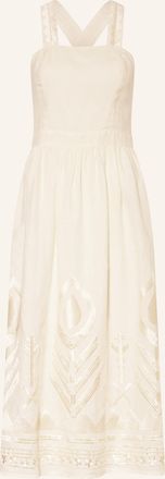 Greek Archaic Kori Kleid Feather Aus Leinen gold