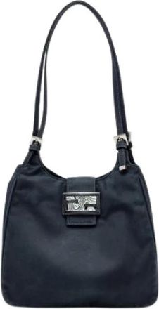 Fendi Sac bandouli&egrave;re en toile Pre-owned - Femme - Pre-owned - Bleu - Taille: ONE Size