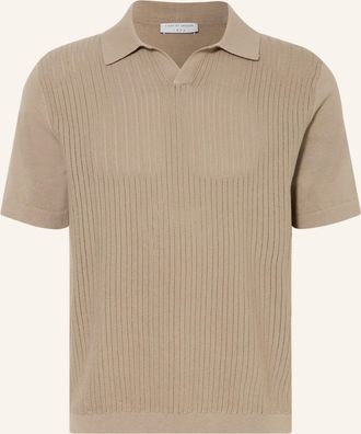 Tiger Of Sweden Strick-Poloshirt Eoin beige