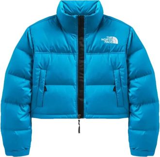 The North Face Femme, Vestes, Bleu, Taille: 42 FR Nuptse Short Down Jacket