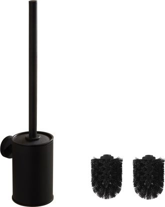 BGL Fashion Toilettenbürsten Set mit Wandmontage, 304 Edelstahl, Hygienischer ABS-Halter, platzsparendes Design, Ersatzbürstenkopf & rutschfeste Basis - Moderner 