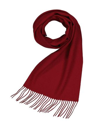 Ascot Herren Schal rot Wolle