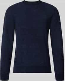 Tom Tailor Regular Fit Strickpullover aus Baumwoll-Mix