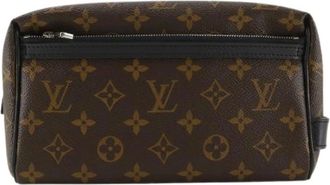 Louis Vuitton Pre-owned Trousse Toilette Monogram Macassar Pouch - Homme - Pre-owned - Brun - Taille: ONE Size