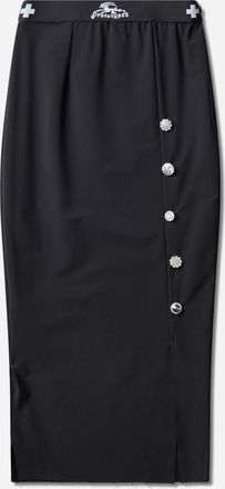 Prototypes Women s Jewelry Button Skirt Black