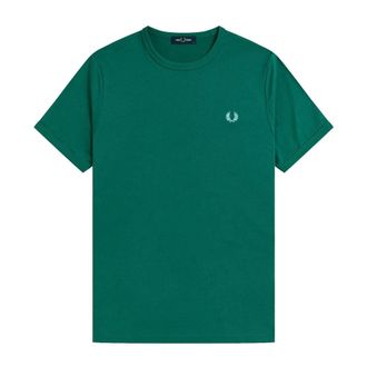 Fred Perry Homme, Tops, Vert, Taille: XL T-Chemises