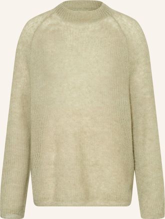 HUGO BOSS Pullover Fewena Mit Alpaka gruen