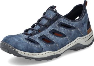 Rieker Herren Low-Top Sneaker 08065, Männer Halbschuhe,Laufschuhe,straßenschuhe,Strassenschuhe,Sportschuhe,Freizeitschuhe,blau (17),41 EU / 7.5 UK