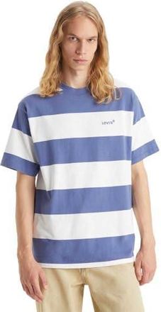 Levi's Red Tab Vintage Tee T-Shirt Homme, Cabana Stripe Coastal Fjord, M