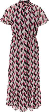 s.Oliver Black Label Maxi Kleid mit Allover Print