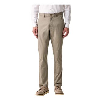 Michael Kors Schmal geschnittene Chino-Hose aus Baumwollmischung - - Trousers - Herren - Gr&uuml;n - W34 L32