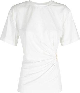 Pinko Pinko, Femme, Tops, Blanc, Taille: 36 FR Mary Maglia Jersey