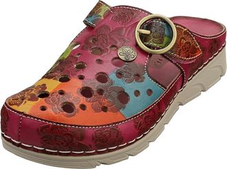 Laura Vita Dorry 08 Clogs Fuchsia rot Gr. 40