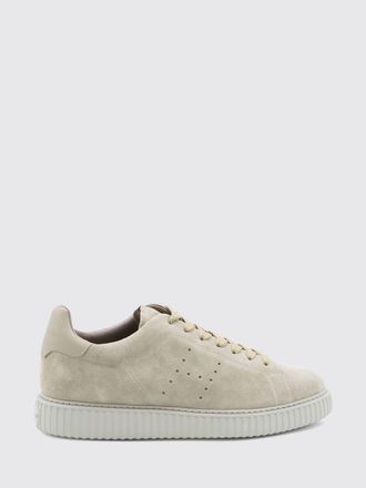 Hogan H-Stripes Sneaker aus Veloursleder mit perforiertem H-Logo