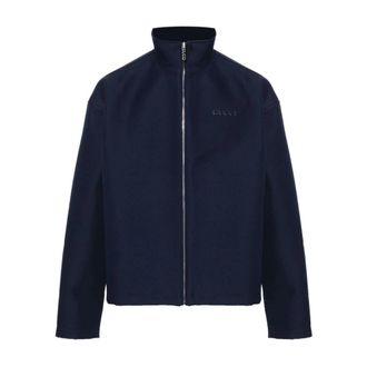 Gucci Blaue Wollmischjacke Aw24 - - Jackets - Herren - Blau - L
