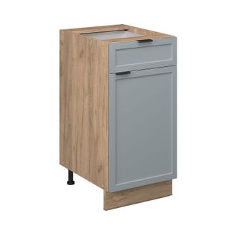 Vicco K&uuml;chenunterschrank Fame-Line, Hellblau-grau, 40 cm ohne Arbeitsplatte