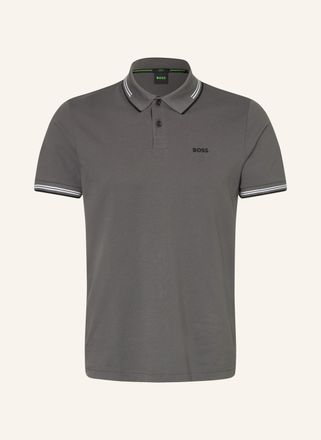HUGO BOSS Piqu&eacute;-Poloshirt Paul Slim Fit grau