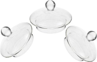 BESTONZON 3stücke Teiliges Teekannen-deckel Transparentes Teekannen-zubehör Für Hochwertige Praktische Abdeckung Vermeidung Von Flüssigkeitsverlust