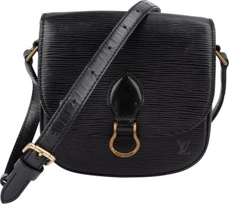 Louis Vuitton Crossbody Bags - Louis Vuitton Noir Epi Leather Saint Cloud PM Cros - Gr. unisize - in Schwarz - f&uuml;r Damen